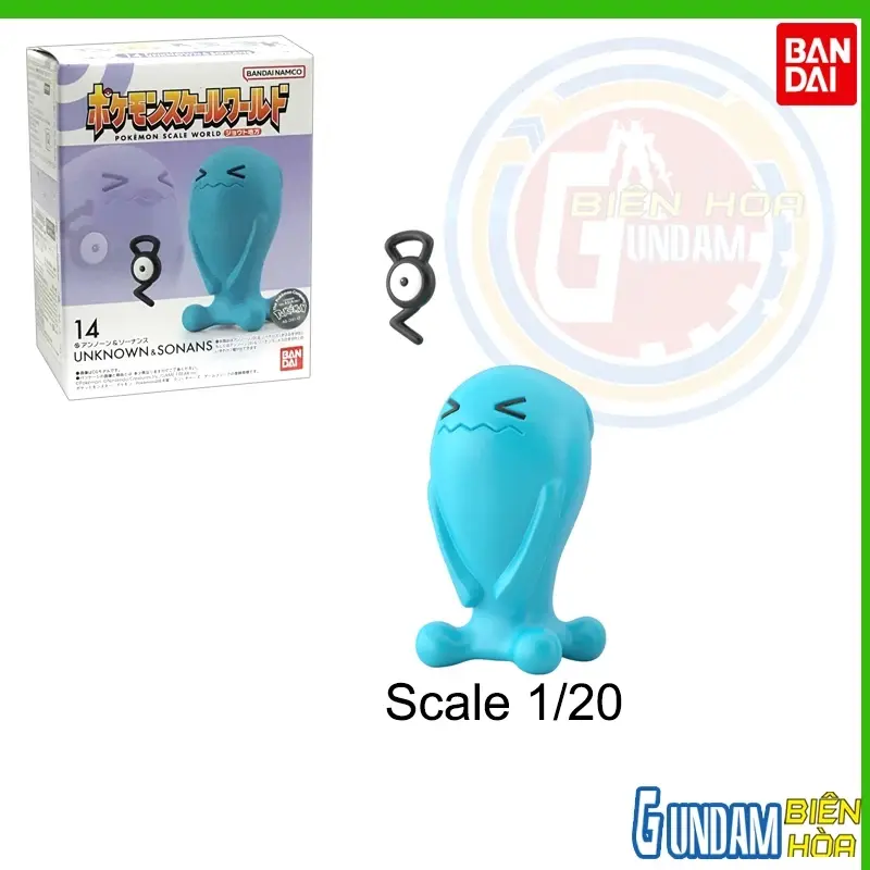 Mô hình POKÉMON SCALE WORLD JOHTO REGION UNOWN (G) & WOBBUFFET (FEMALE ...